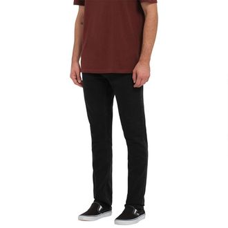Volcom Mens 2x4 Skinny Fit Black Out Jeans 34x32