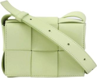 Bottega Veneta Sac bandouli&egrave;re Pre-owned - Femme - Pre-owned - Vert - Taille: ONE Size
