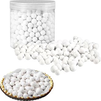 Generic Kuchengewichte f&uuml;r Backkruste, wiederverwendbare Keramik-Kuchenbohnen mit Aufbewahrungsbox, Blindbackkuchengewichte, Kuchenkrustengewichte, Geb&auml;ckwerk