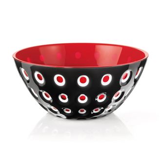 Guzzini Le Murrine, Schale, Schüssel - Schwarz/Weiß/Rot, Ø25 x h11 cm | 2700 cc - 279425146