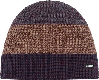 Eisb&auml;r M&uuml;tze Damen & Herren Caris Mehrfarbig - Merino Strickm&uuml;tze Unisex mit Fleece sch&uuml;tzt vor K&auml;lte und Wind - weiche atmungsaktive Beanie gestreift - Haub