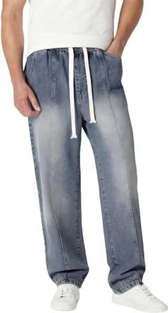 Generic Pantalon de jogging pour homme, coupe d&eacute;contract&eacute;e, pour entra&icirc;nement, loisirs, taille &eacute;lastique, doux, extensible et confortable, bleu clair, XXL