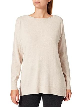 Selected BLACK SLFLINIKA Cashmere LS Knit Boat B Noos Sweater, Bouleau/détail : mélange, XS