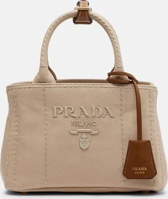 Prada Sac &agrave; main Prada Jardini&egrave;re en toile