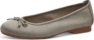 Jana Ballerines avec Noeud Vegan, Gris (Stone), 40 EU