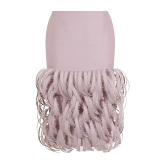 Balenciaga Fluffy Feathers Bleistiftrock - - Skirts - Damen - Rosa - XS