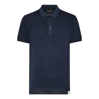 Peuterey Polohemd aus Baumwolle - - Tops - Herren - Blau - L