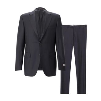 Canali Einknopf-Sakko - - Suits - Herren - Schwarzk - 3XL