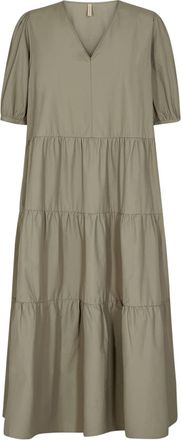 Soyaconcept Soyaconcept Womens SC-Netti 43 Damen Kleid Dress, Grün, Large