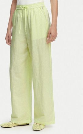 Tommy Jeans Stoffhose DW0DW22285 Hellgr&uuml;n Loose Fit