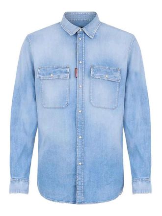 Dsquared2 Chemise - Bleu Fonc&eacute;