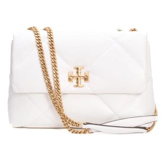 Tory Burch Kira Diamond Quilted Bag - - Bags - Damen - Wei&szlig; - ONE SIZE