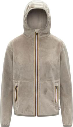 K-Way Femme, Vestes, Beige, Taille: 42 FR Lily Velour Polar Reversible SweaT-shirt