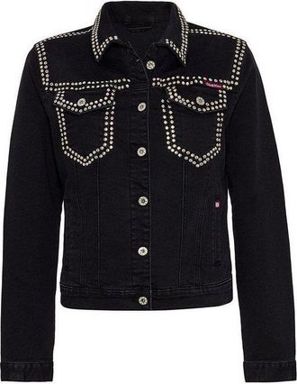 Cipo & Baxx Jeansjacke WJ213 auff&auml;llige Nieten-Details