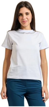 Patrizia Pepe Femme, Tops, Blanc, Taille: 38 FR Patrizia Pepe T-shirts et Polos Blanc