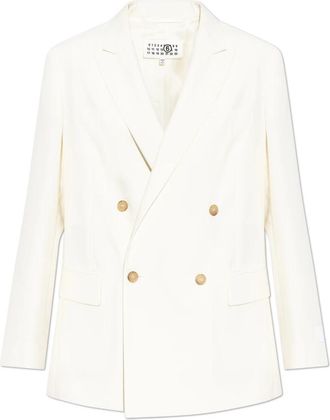Maison Margiela Gekn&ouml;pfter Blazer - - Jackets - Damen - Wei&szlig; - S