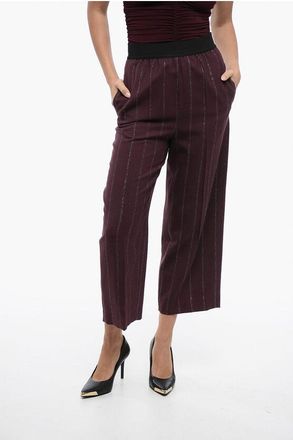 Stella McCartney Flanel Pants with Lurex Detail size 38