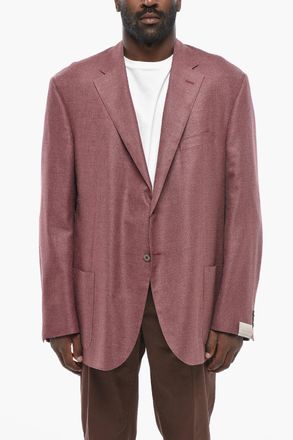Corneliani Blazer Aus Seidenmischung LEADER SOFT Mit Aufgesetzten Taschen Corneliani