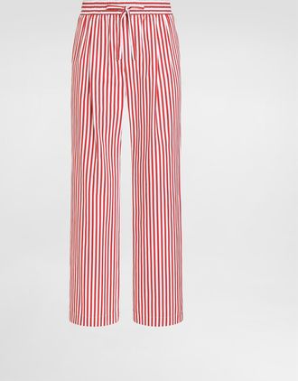 Dolce & Gabbana Hose Aus Popeline In Streifenoptik - Mann Hosen Und Shorts n/d 50