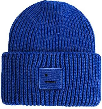 Generic Bonnet Femme Hiver Bonnet Femme Chapeau Femme Hiver Confortable Classique - Broderie Raton Laveur Amusant, Tricot Chaud avec Fourrure, Id&eacute;al Ski, Cade