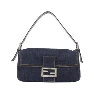 Fendi Pre-owned Baguette Denim Schultertasche - - Pre-owned - Damen - Blau - ONE SIZE