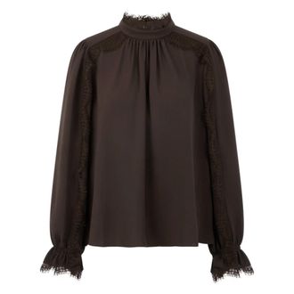 Marc Cain Damen, Blusen & Hemden, Braun, SGr&ouml;&szlig;e