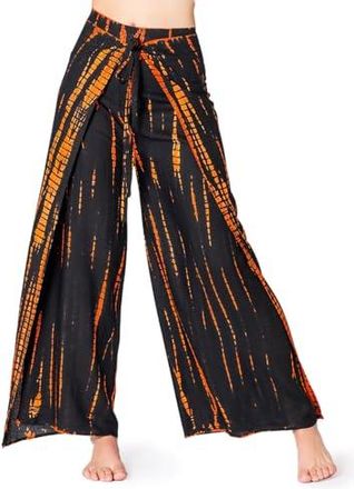 Panasiam Sunshine Pants TieDy, Black Orange, M