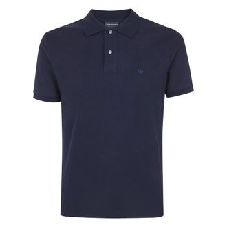 Emporio Armani Homme, Tops, Bleu, Taille: 2XL Polo Chemises
