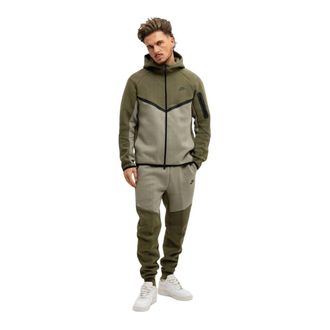Nike Tech Fleece Trainingspak - - Sport - Herren - Gr&uuml;n - M