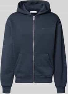 Review Regular Fit Sweatjacke mit Rei&szlig;verschluss