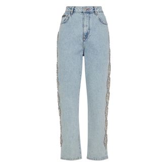 Philipp Plein Denim Hosen Loose Fit - - Jeans - Damen - Blau - W26