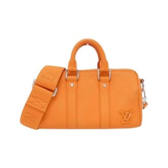 Louis Vuitton Pre-owned LV Aerogram Calf Boston Bag - - Pre-owned - Damen - Orange - ONE SIZE