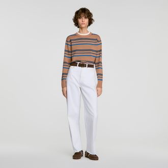 Sandro 2-in-1-Pullover mit Streifen