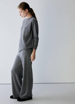 Mango Pull-over 100 % cachemire gris - Femme - S - MANGO