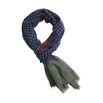 Bexley Echarpes Laine - Echarpes homme marine bordeaux et vert