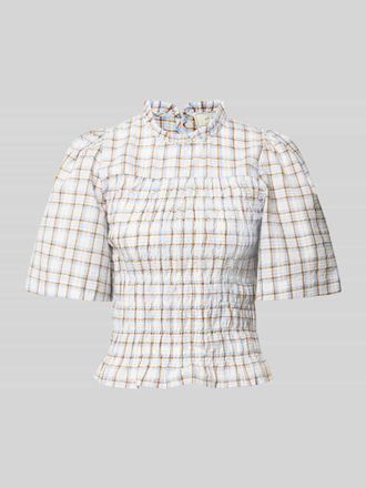 Neo Noir Slim Fit Bluse im Allover-Look Modell POSSINI