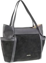 Pierre Cardin Sac &agrave; bandouli&egrave;re pour femme en cuir v&eacute;ritable Made in Italy 43x30x12 cm 55101, gris, Taille unique