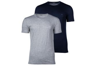 Emporio Armani T-Shirt Herren T-Shirt 2er Pack Baumwolle (Packung, 2er Pack)