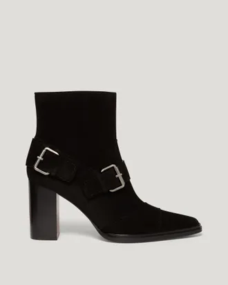 Belstaff Bottes Alder Pour Femme Daim Noir Eu 36