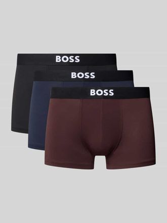 HUGO BOSS Trunk mit elastischem Logo-Bund im 3er-Pack
