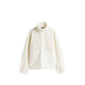 Tommy Hilfiger Teddy entspannte Teddy -Jacke Zitat - Beige