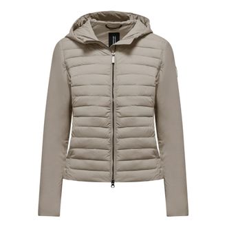 Bomboogie Femme, Vestes, Gris, Taille: 36 FR Veste en duvet en nylon stretch