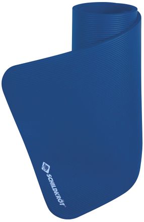 Schildkrot Fitness Fitnessmatte XL, 15 mm, 195 x 80 cm, Blau, rutschfest, optimal f&uuml;r gr&ouml;&szlig;ere Personen, mit Tragegurt, 960163