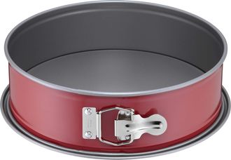Original Kaiser Original Kaiser Classic Plus Springform 26 cm rund mit Flachboden, runde Backform, auslaufsicher, antihaftbeschichtet, rot