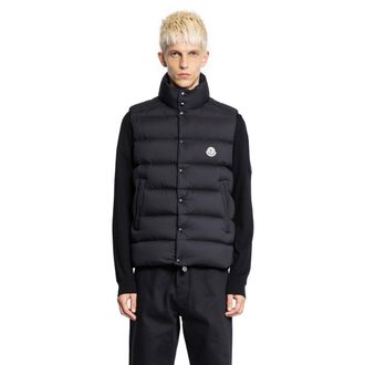 Moncler MAN BLACK VESTS