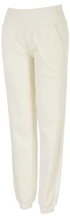 Emporio Armani Fuzzy Fleece Pants with Cuffs Les Pantalons de surv&ecirc;tement, Yogurt, XL aux Femmes