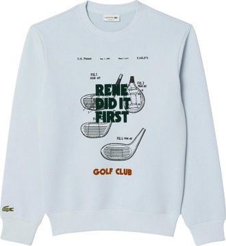Lacoste Sweatshirt f&uuml;r Herren, Piqu&eacute; (Blau)