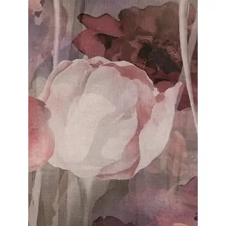 D'Aniello Floral Print Modal Scarf - Pink