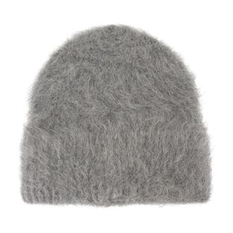 Toteme 244-WSH1524-YA0106-074 Alpaca Wool Beanie - Grey