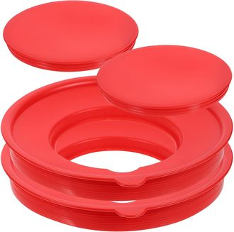 DOITOOL 2 St&uuml;ck Spritzschutzdeckel f&uuml;r R&uuml;hrsch&uuml;ssel 20cm Bpa Frei Hitzebest&auml;ndig Wiederverwendbar K&uuml;chenzubeh&ouml;r f&uuml;r Mixer und Schneebesen Spritzwassergesch&uuml;tz